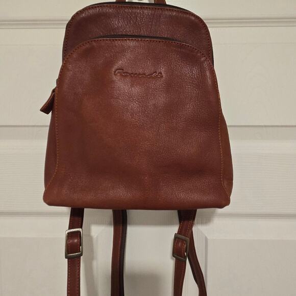 Leather | Bags | Vintage Brown Leather Mini Backpack | Poshmark
